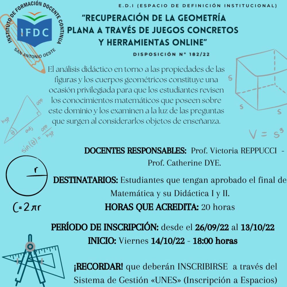 Espacios de Definición Institucional – E.D.I – INSTITUTO FORMACIÓN ...